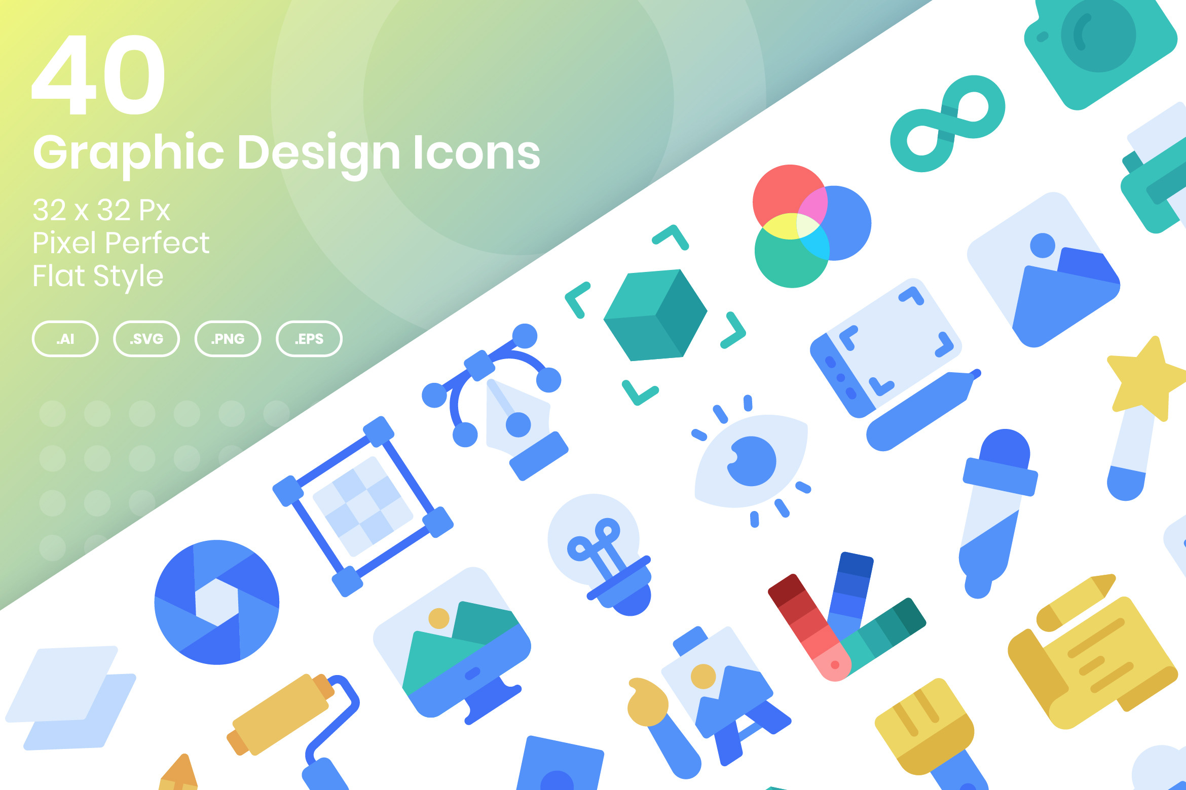 40 Graphic Design - Flat