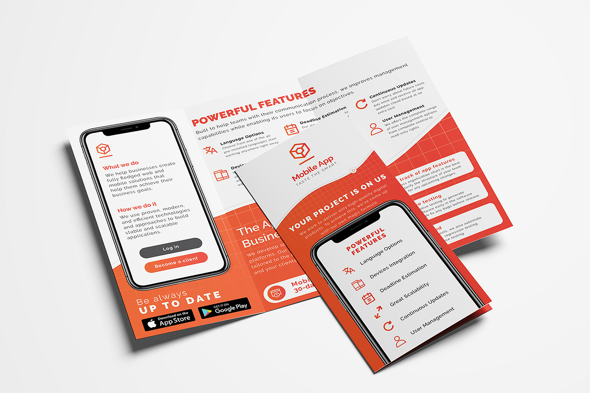 Mobile App Templates Pack v2, a Brochure Template by BrandPacks