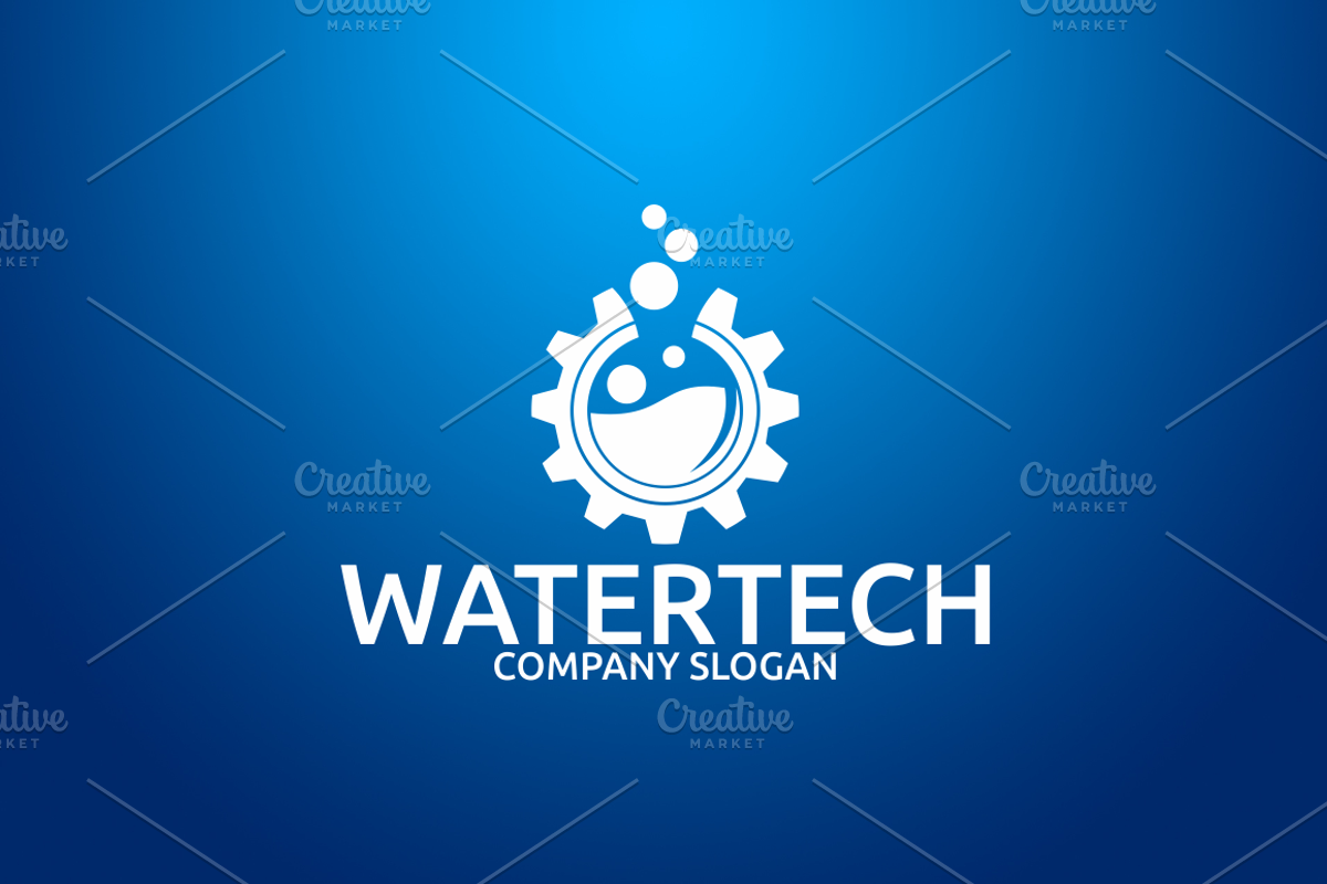 Water Tech Logo, a Branding & Logo Template by Brandlogo