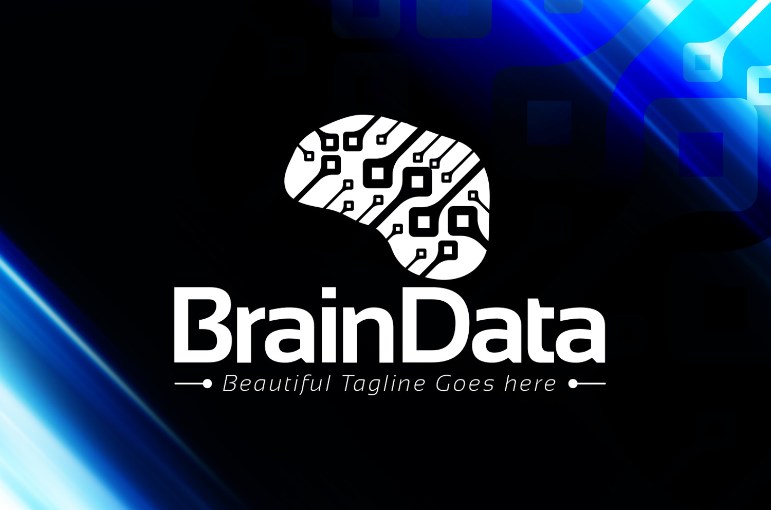 Brain Data, a Branding & Logo Template by KitCreativeStudio2