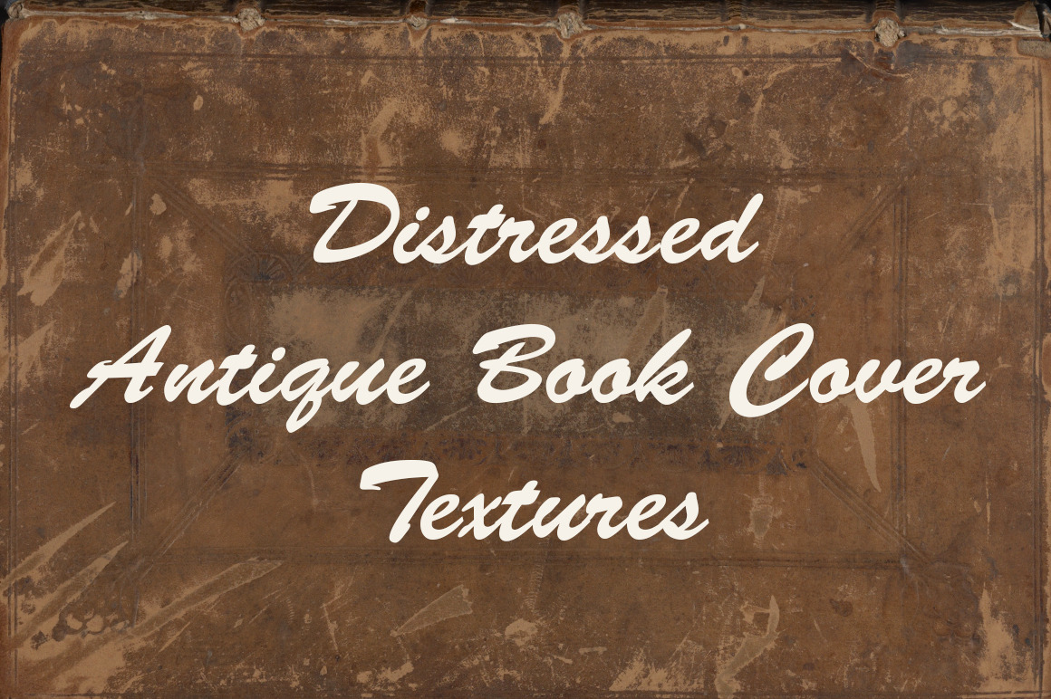 Distressed Antique Book Cover Textur, a Texture Graphic by Blue Line Design