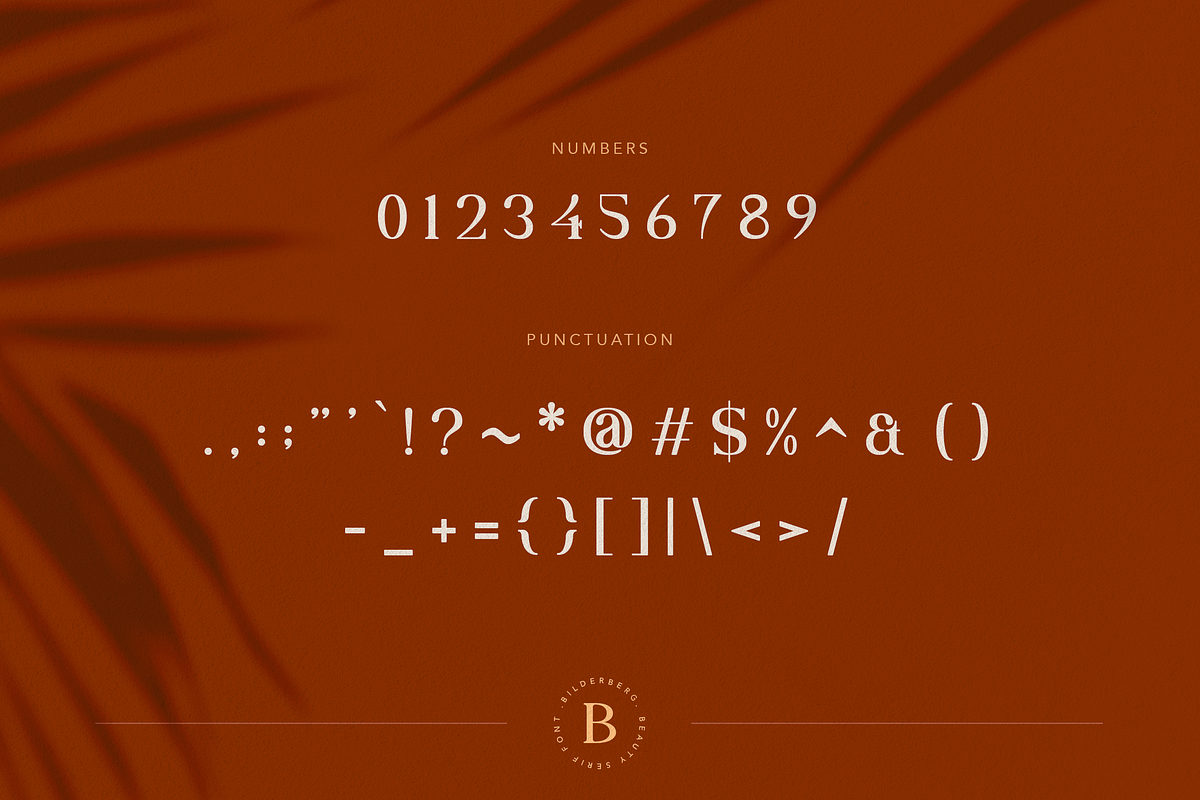 Bilderberg Beauty Serif Font, a Serif Font by peterdraw