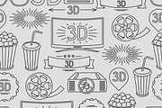 Cinema patterns. | Graphic Patterns ~ Creative Market