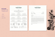 Water Color CV-Resume Tempalate *C, a Resume Template by Showy68 Template