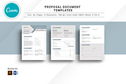 Proposal Document Templates, a Flyer Template by crazyOWL