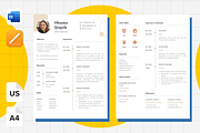 Customizable CV / resume template