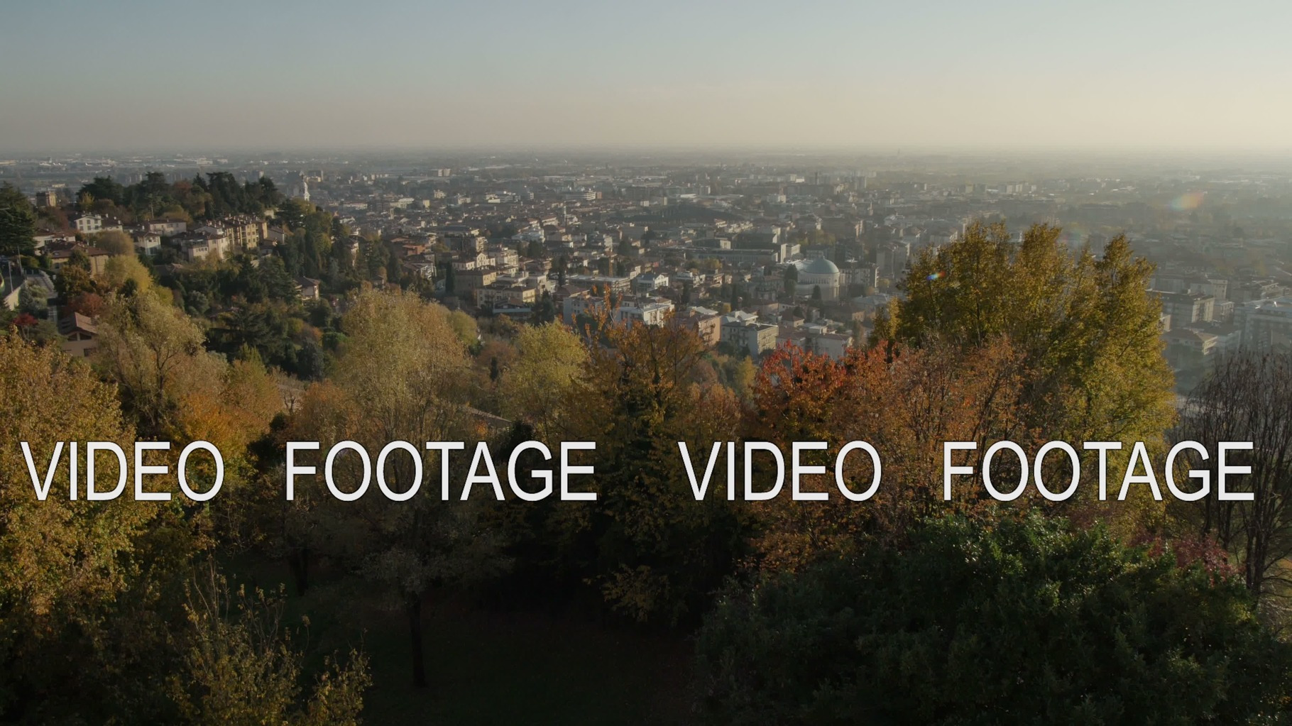 Bergamo is a city in Lombardy, Italy. Autumn sunset, a Graphic by ...