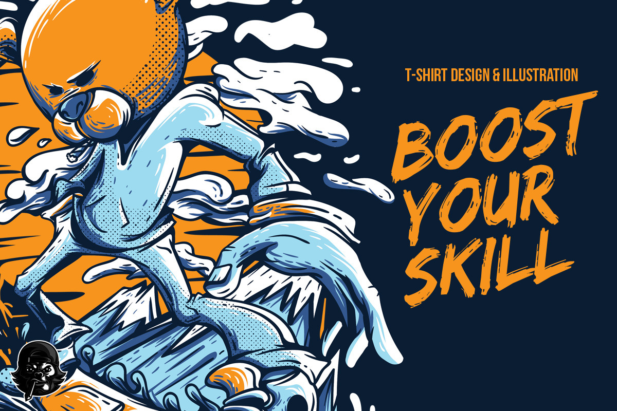 Boost Your Skill Vector Illustration, an Illustration by badsyxn