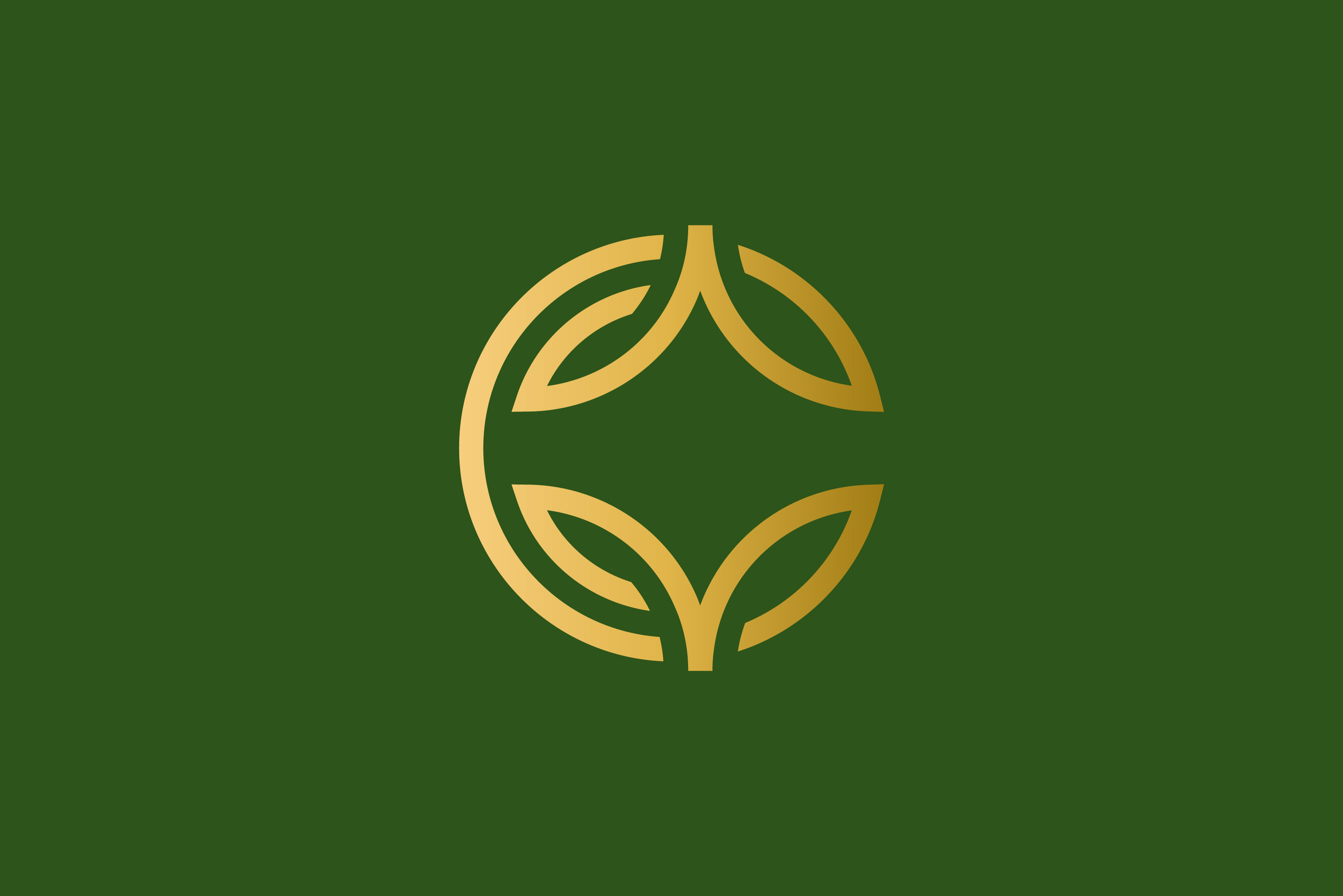 Letter C Leaf Logo Luxury Brand