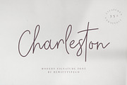Charleston (70% off ), a Script Font by Paul Hewitt