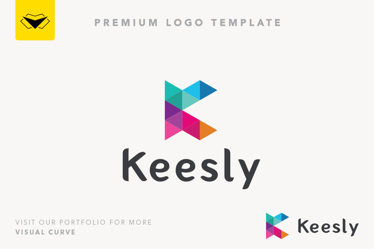 Keesly Logo, a Branding & Logo Template by VisualCurve
