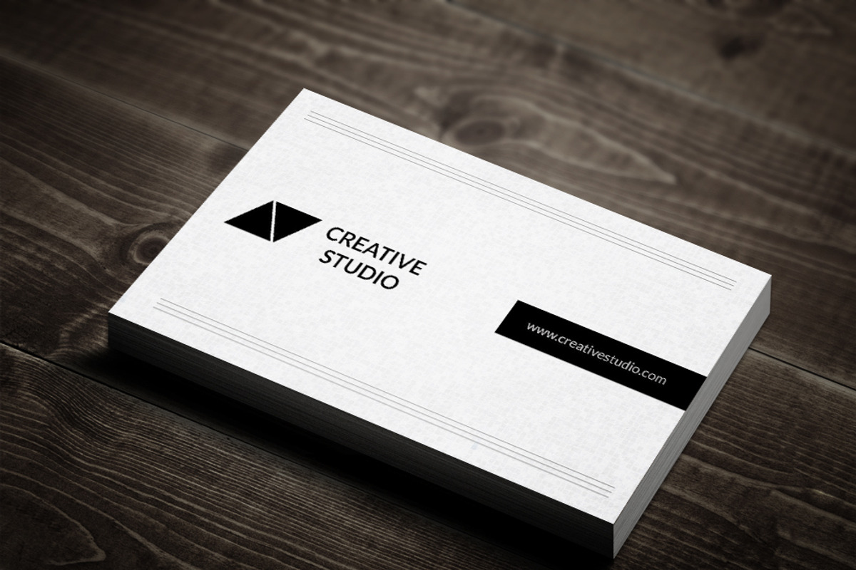 Dual Backside Business Card, a Business Card Template by bouncy