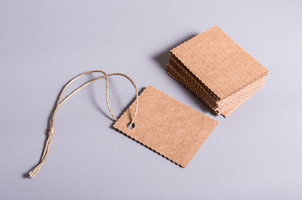 Paper tag sticker with string, a Business Photo by LiliGraphie