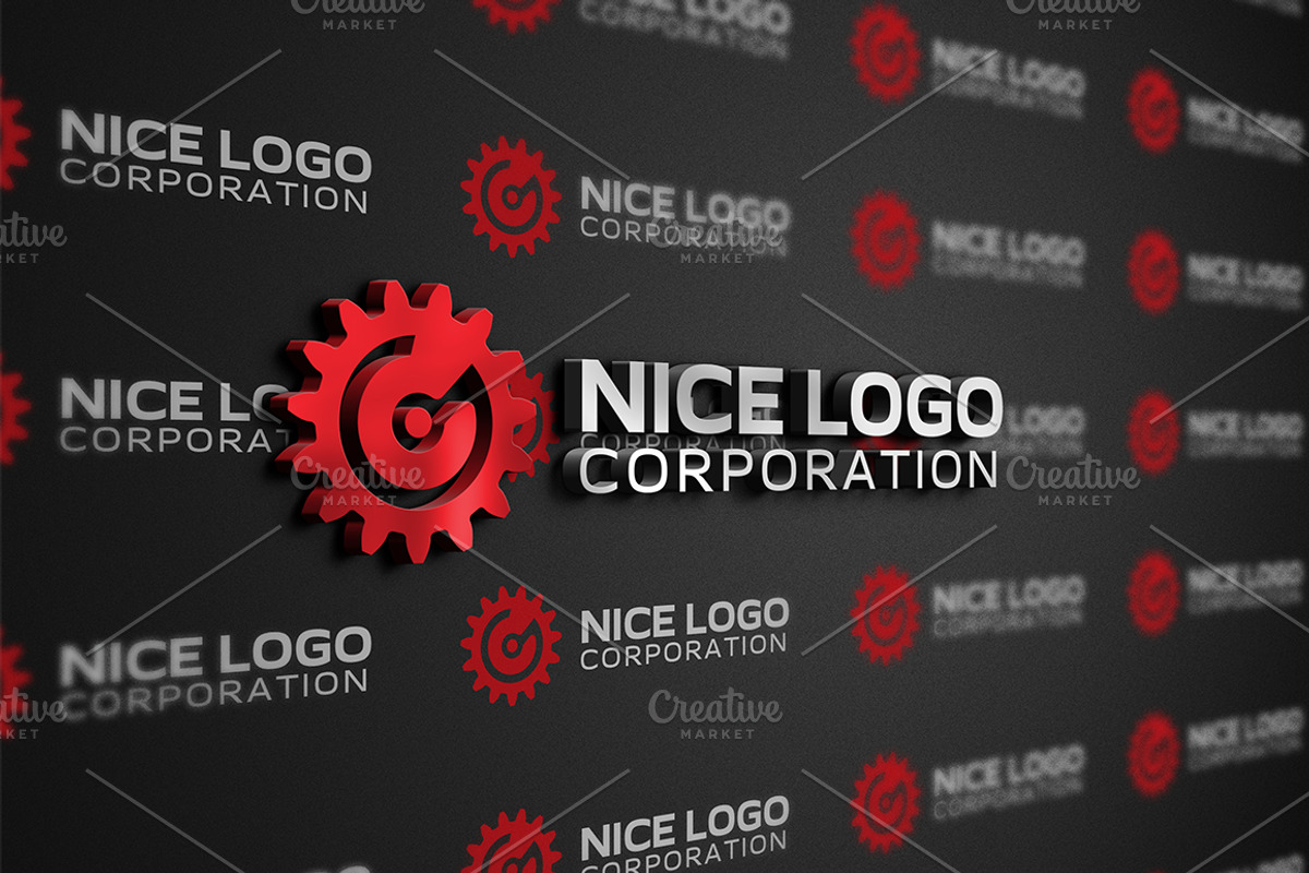g gear logo, a Branding & Logo Template by Indigo Graphic Shop