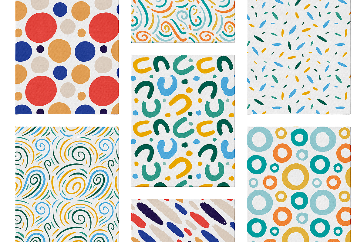 10 Organic Patterns, a Pattern Graphic by The Petim