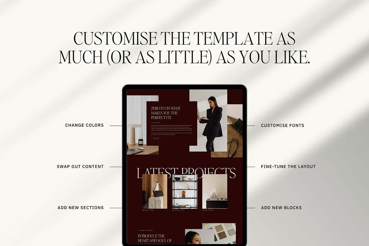 Squarespace Website Template Claudia, a Squarespace Template by Candor ...