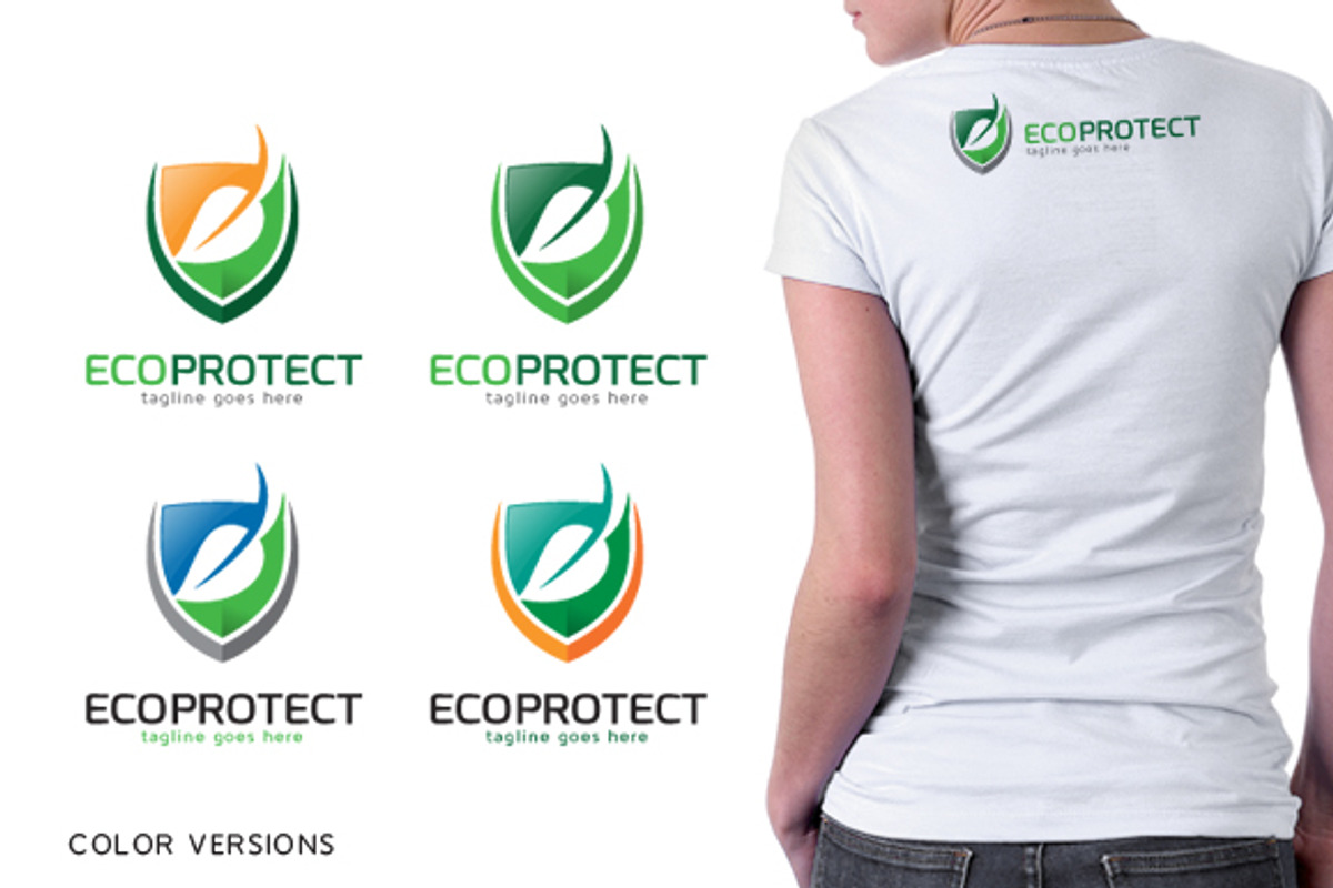 Eco Protect Logo Template, a Branding & Logo Template by gunaonedesign