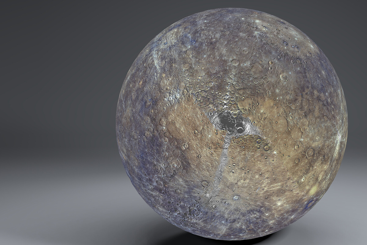 Mercury 4k Globe, an Environmental 3D Model by Flash My Pixel