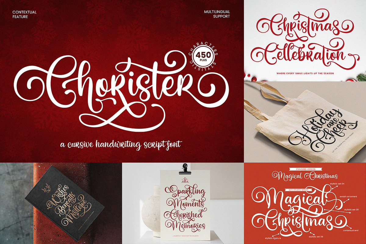 Winter Holiday Font Bundle
