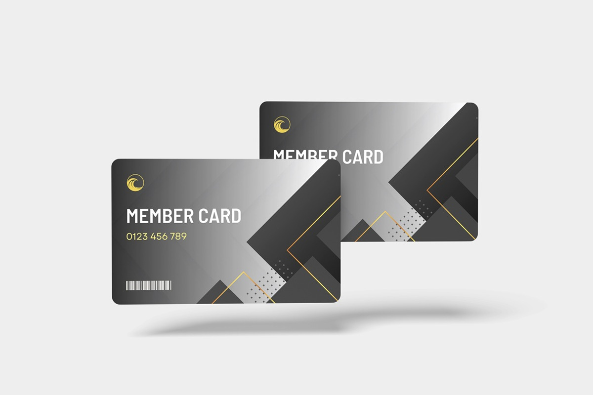 Member Card Mockup, an Advertising Mockup by Graphicwindow