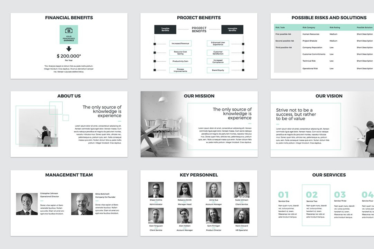 3 in 1 Project Proposal Bundle
