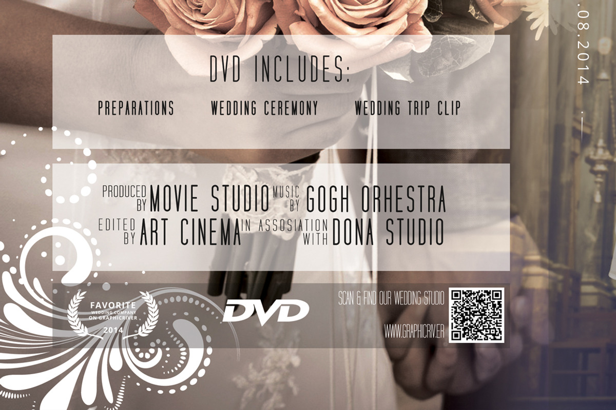 Elegant Wedding DVD Cover, a Templates & Theme by Kahuna Design