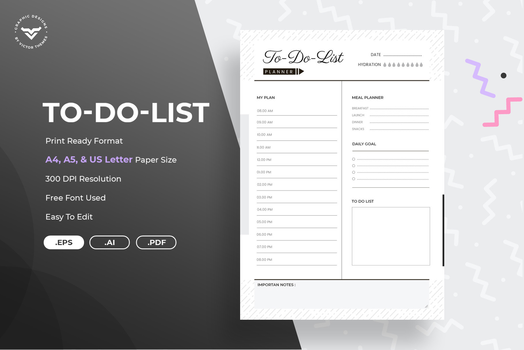 To-Do List Planner, a Presentation Template by VictorThemes | Creative ...