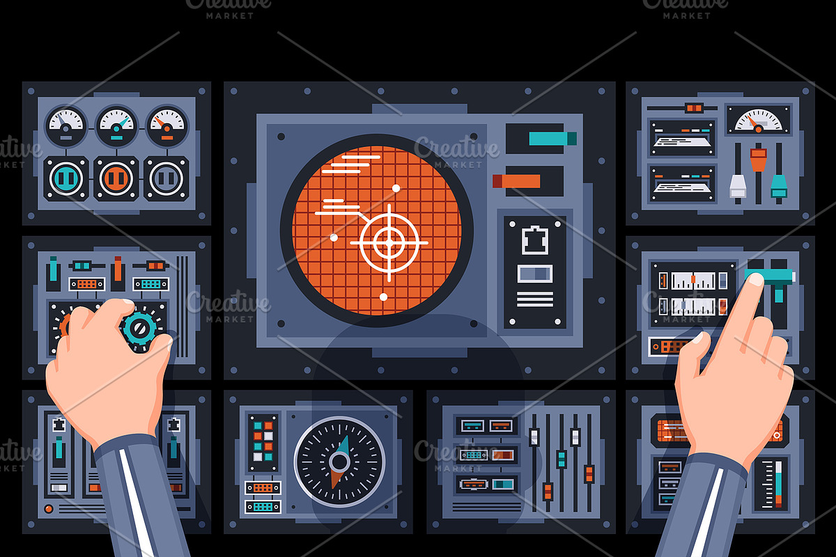 Control Panels Spaceship