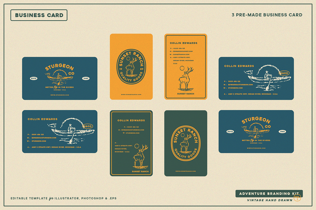 Adventure Branding Kit, a Branding & Logo Template by Refolve Design