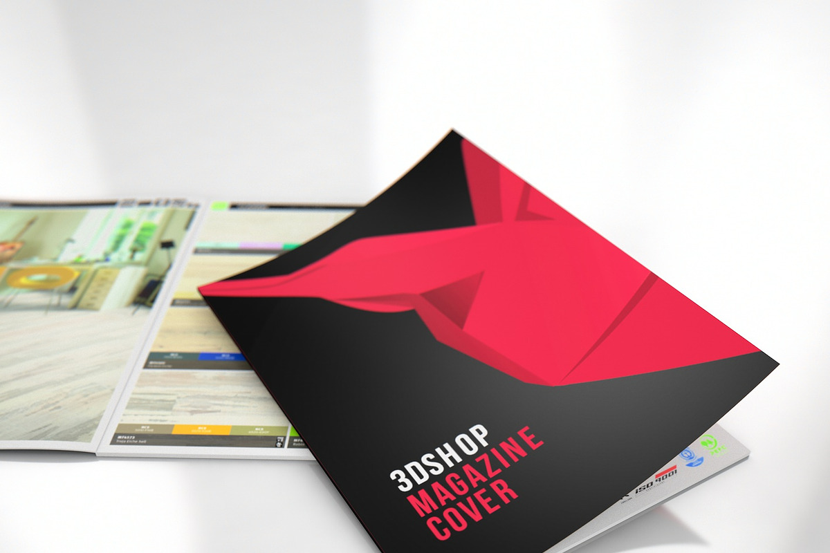 3D Magazine / Book Layout Template, an Object 3D Model by 3Dshop