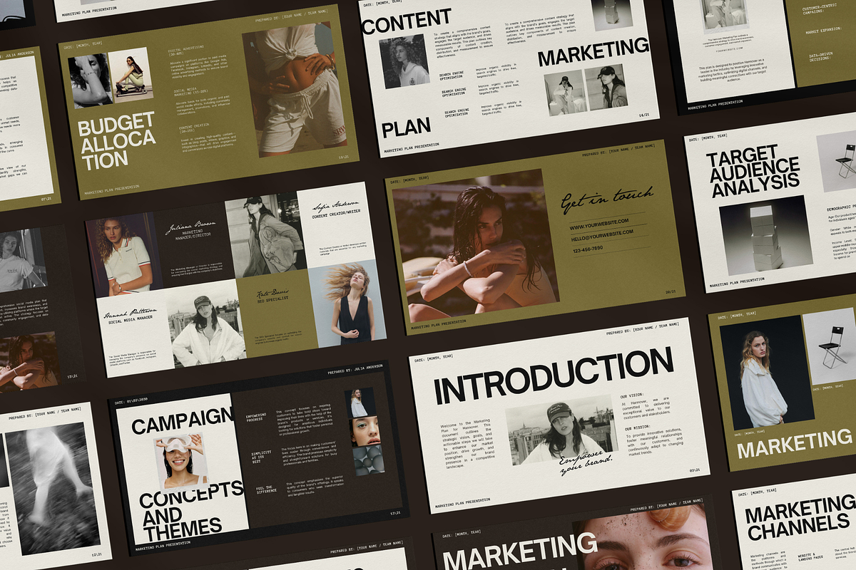 Marketing Plan Presentation Template | Amare Creative