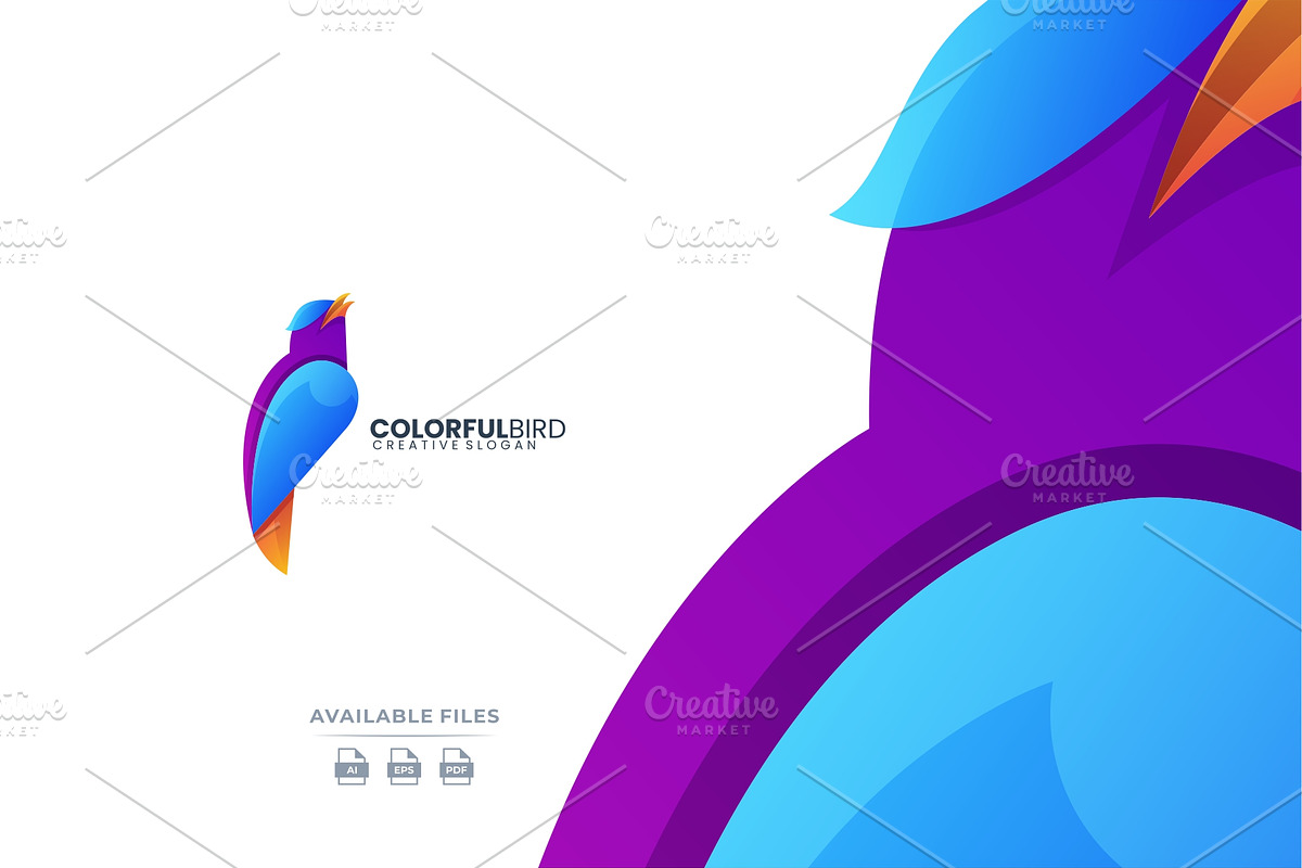 colorful bird modern logo, a Branding & Logo Template by mhafifuadi ...