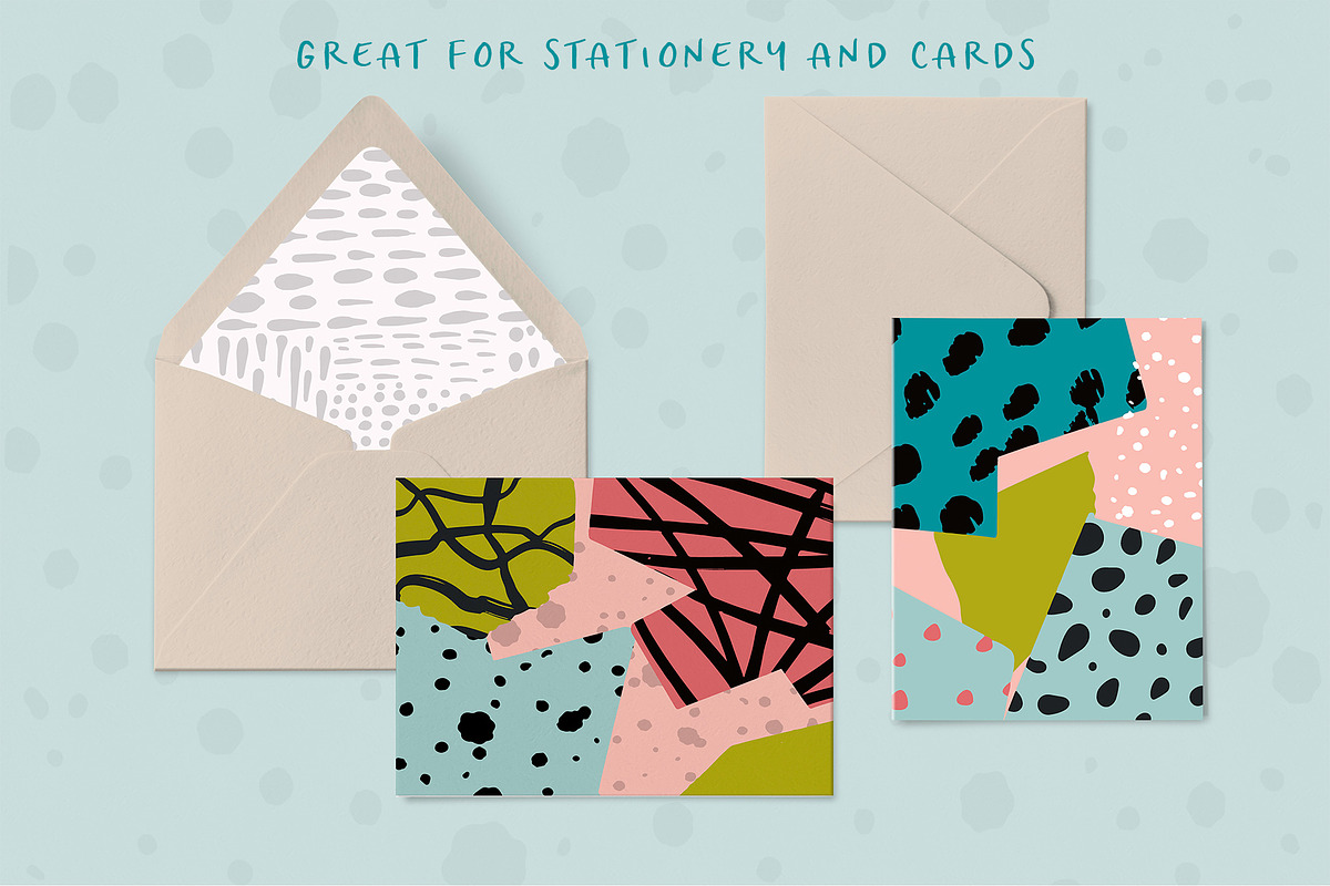 Abstract Cutouts Patterns & Elements, a Pattern Graphic by Sweet Fig