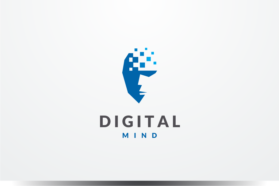Digital Mind Logo, a Branding & Logo Template by yopie | Creative Market