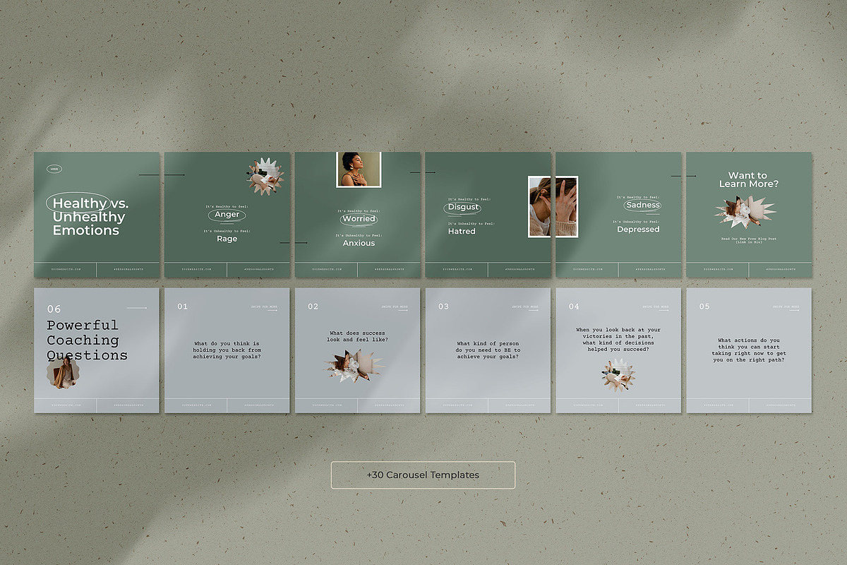 Elegant Coaching Social Media Kit, a Social Media Template by AndrewPixel