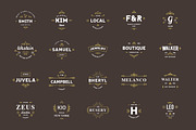 20 Decorative Badges, a Branding & Logo Template by vuuuds