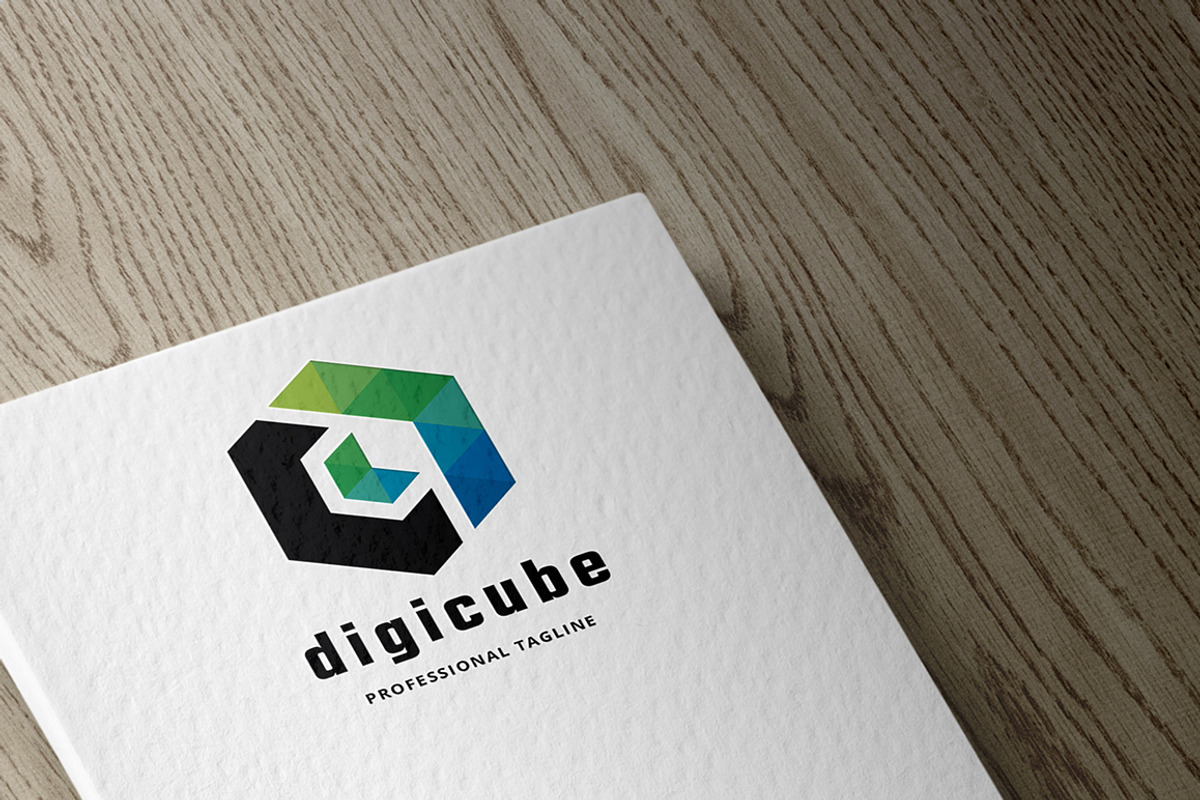 Digital Cube Logo, a Branding & Logo Template by Design_Planet
