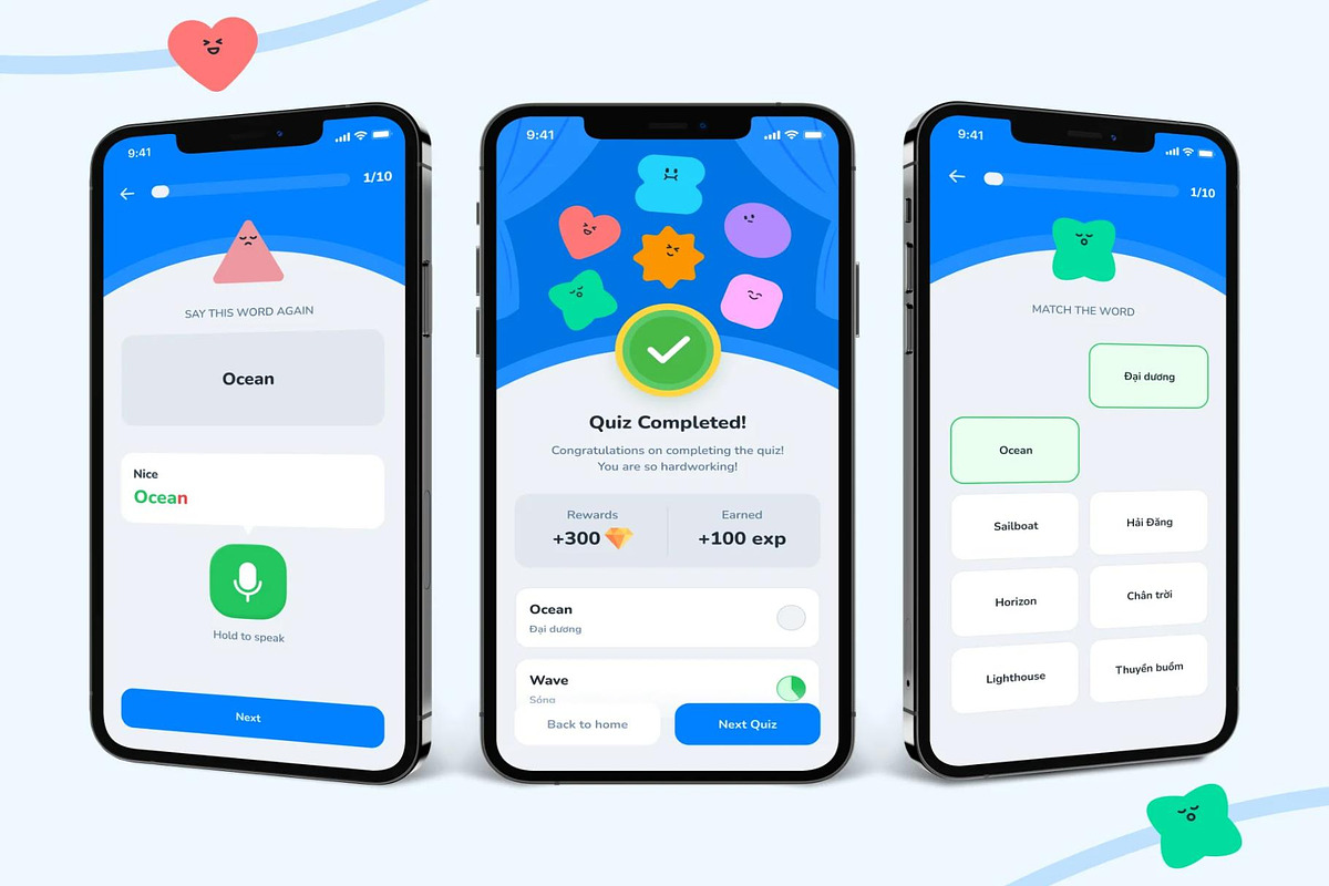 Wordino - Learning Language App UI Kit