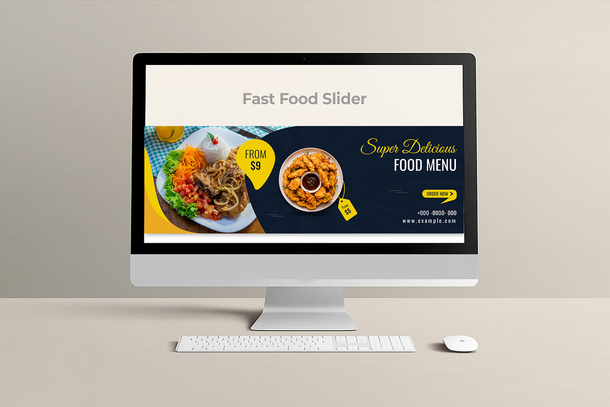 Food Sliders & Feature Templates, a Flyer Template by MRI STUDIO
