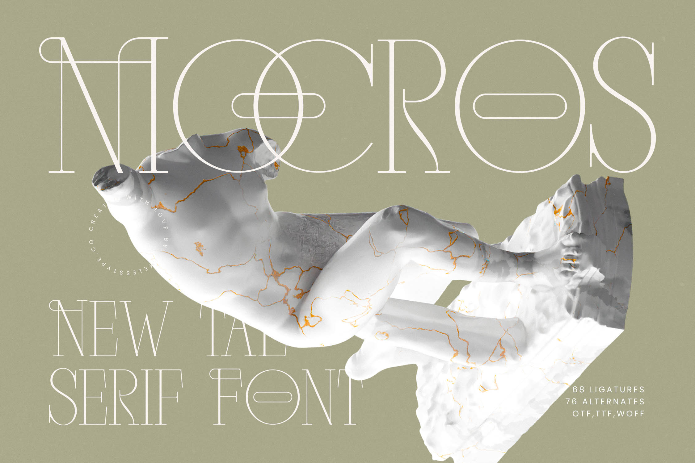 Mocros New Tall Serif Font, a Serif Font by timelesstype.co