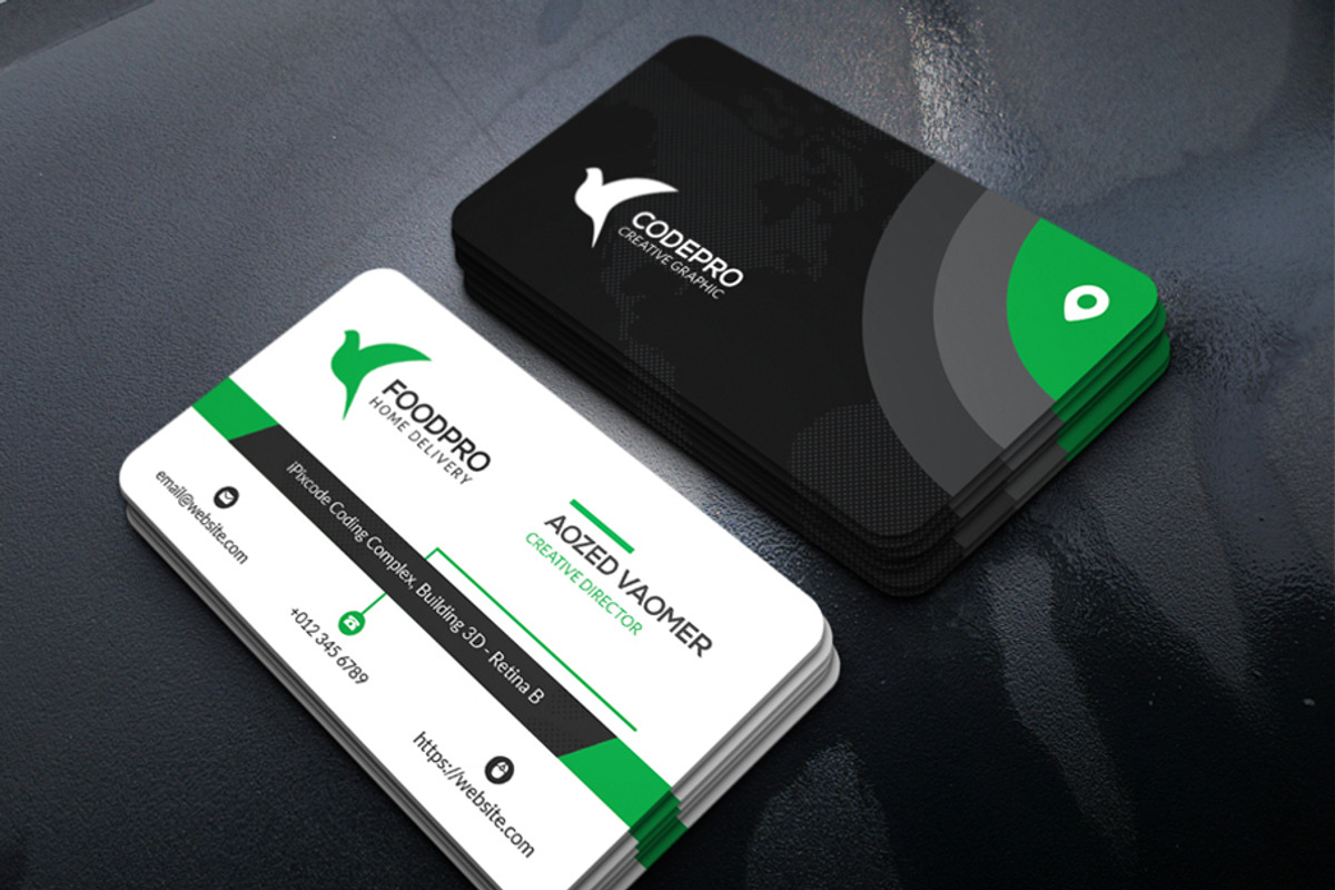 Delivery Business Card, a Business Card Template by xnorpix | Creative ...