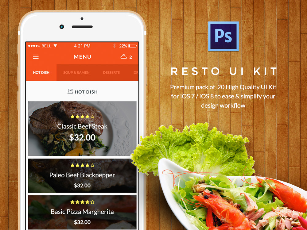 Food & Resto UI Kit, a Templates & Theme by UICreative