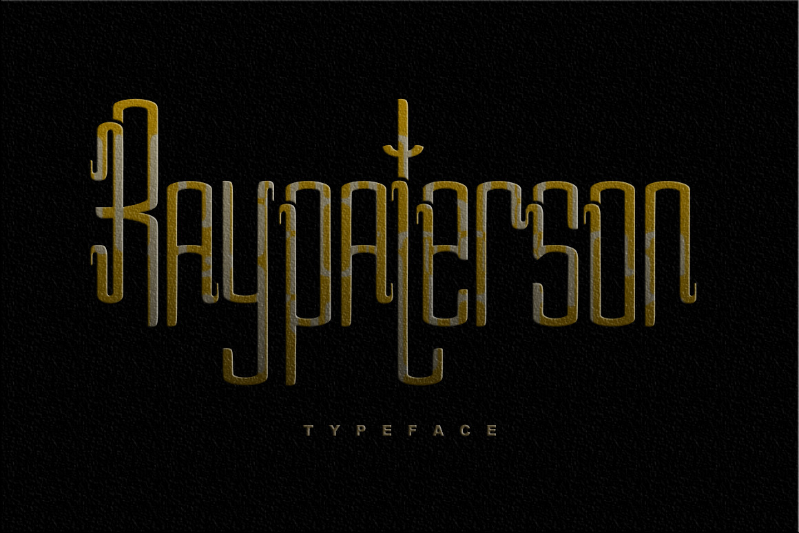 Ray Paterson Typeface, a Blackletter Font by Discipline