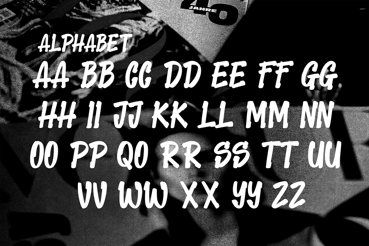 Shoock Crooks Marker Y2k Display, a Handwritten Font by dansdesign ...