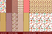 Java Love digital paper pack | Graphic Patterns ~ Creative Market