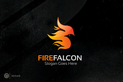 Fire Falcon Logo, a Branding & Logo Template by Bintank Studio