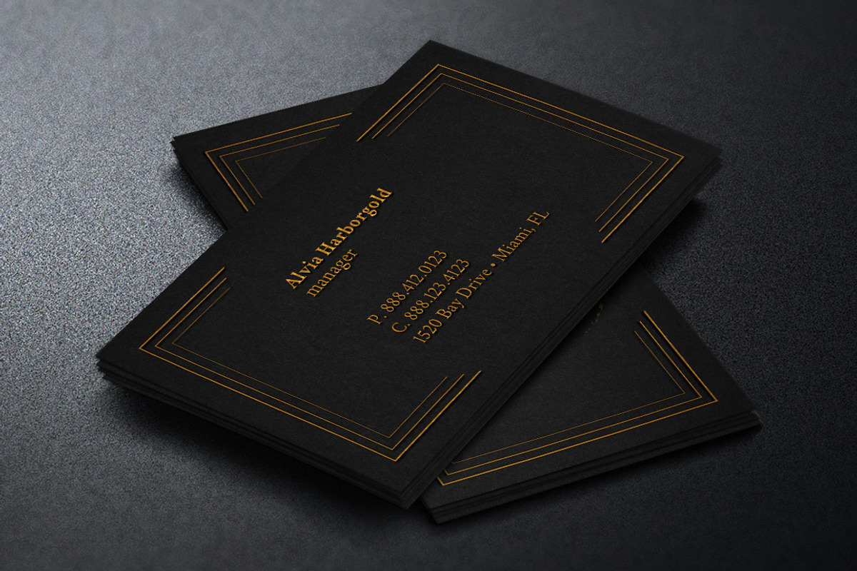 Jewelry Shop Business Card Template, a Business Card Template by ...