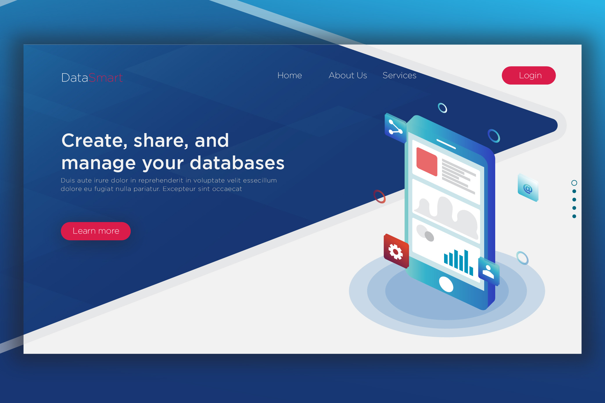 Data Information - Banner & Landing, a Templates & Theme by inspirasign