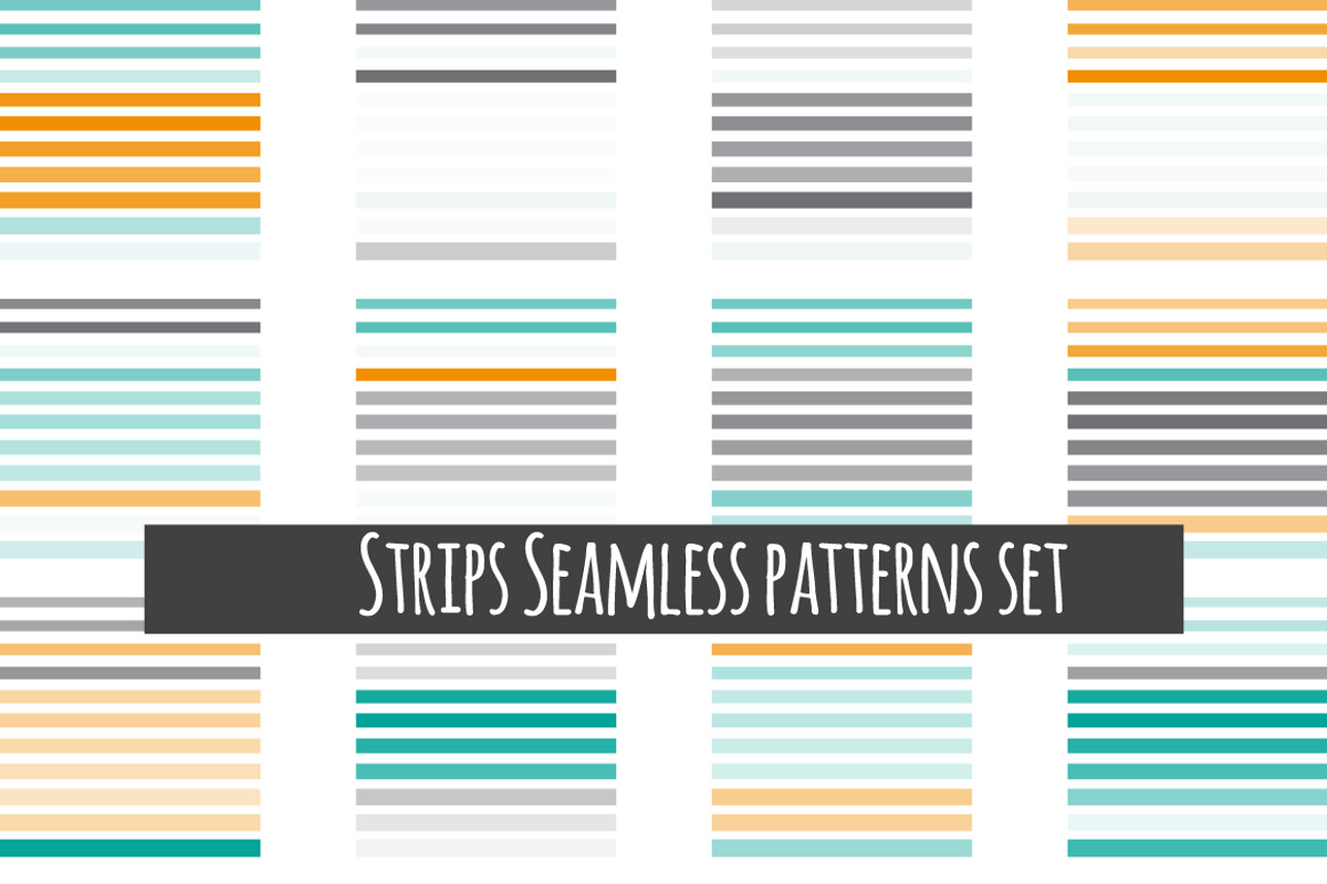 Big Stripes Set, 48 stripes patterns, a Pattern Graphic by Veronika M