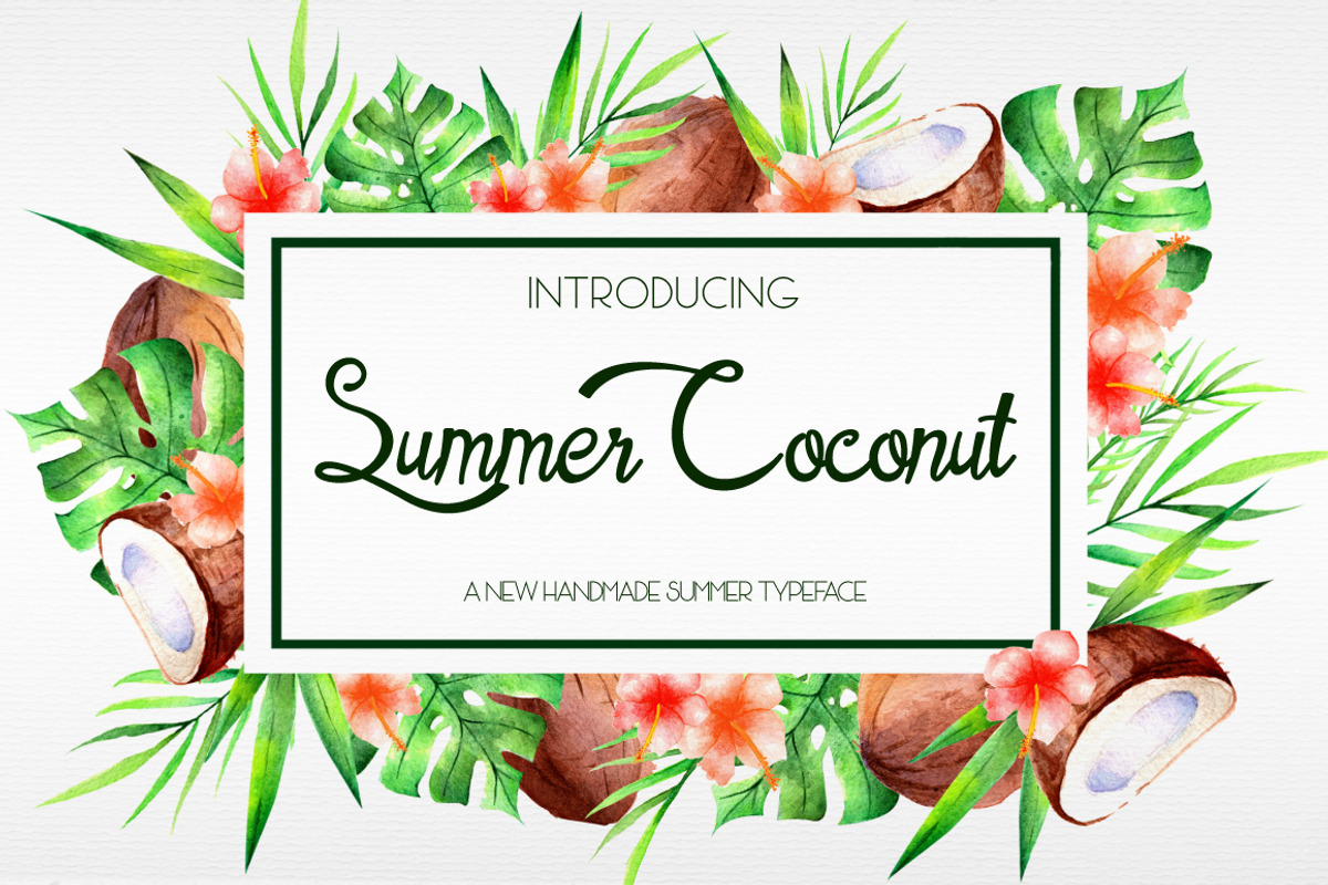 Summer Coconut, a Script Font by Heroglyphs Studio